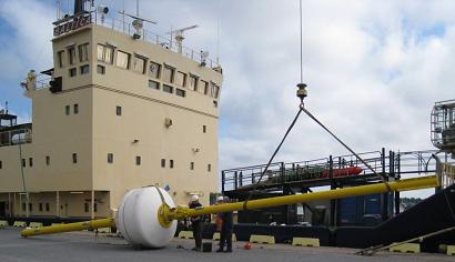 Installed in Sweden an elastic beacon projected for the Arctic ice ...